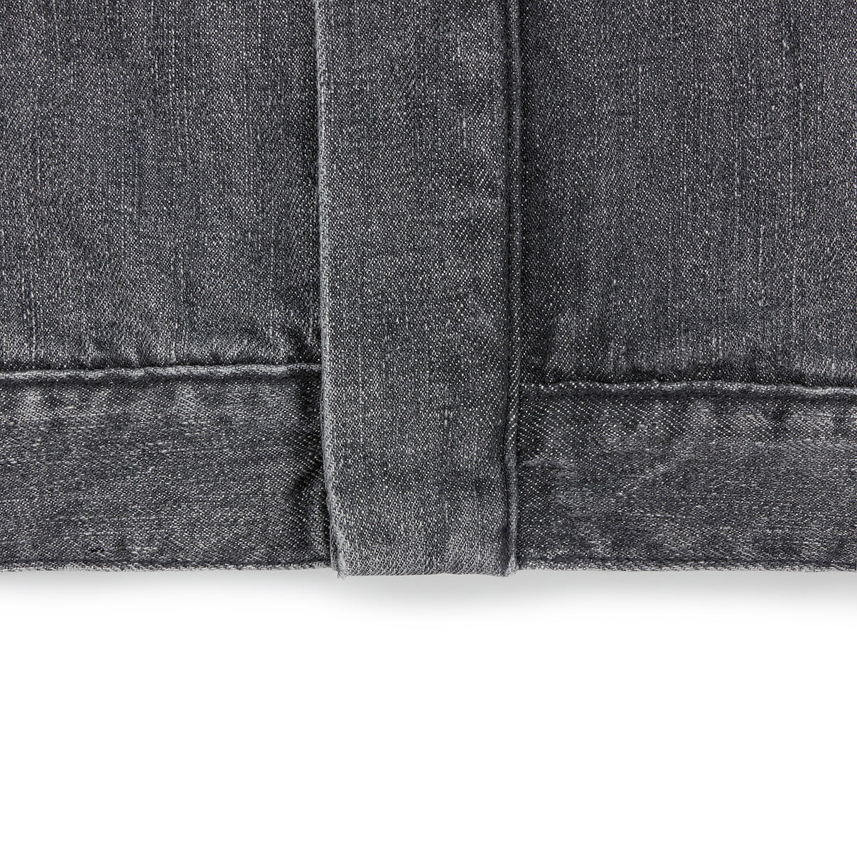 Raglan Jacket in Washed Grey Selvedge Denim – non
