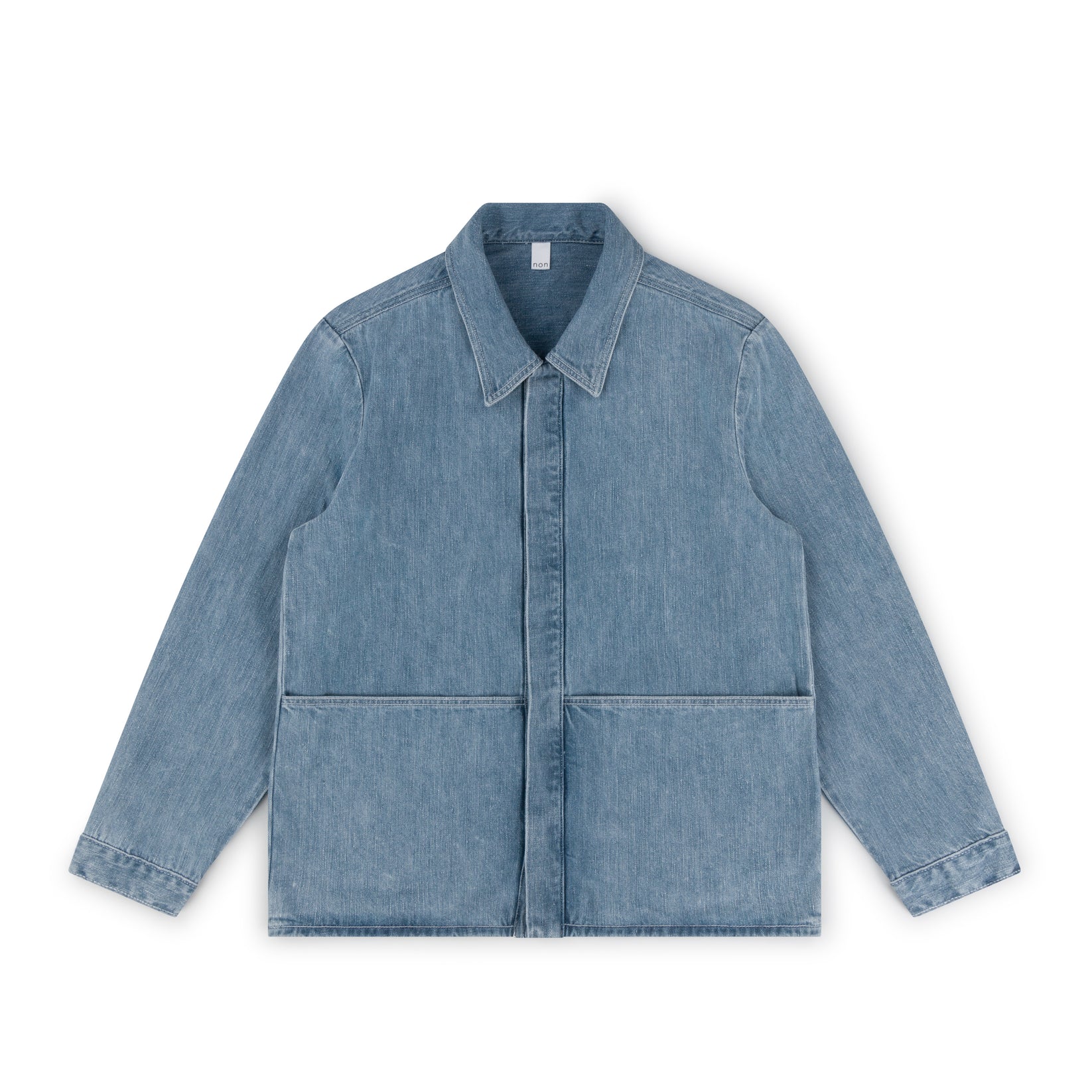 Work Jacket in Ozone Wash Selvedge Denim – non